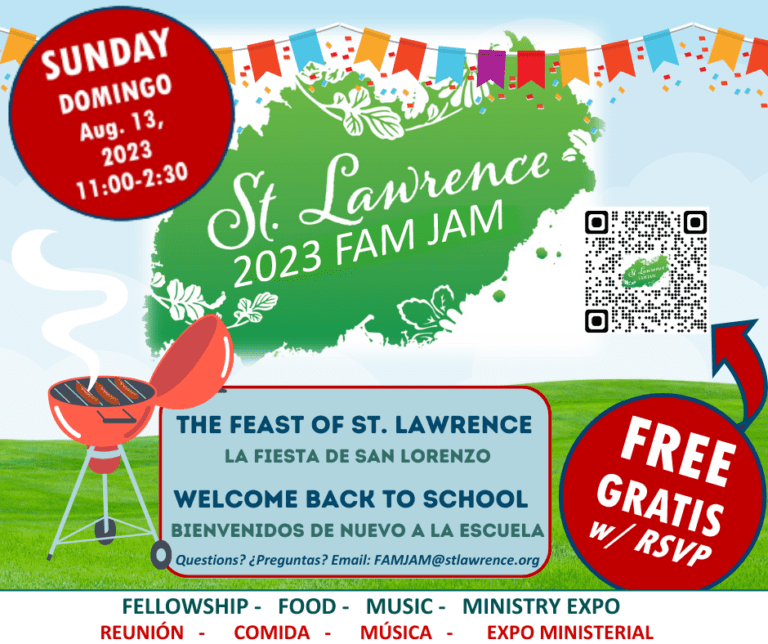 FAM JAM 2023 – St. Lawrence Catholic School